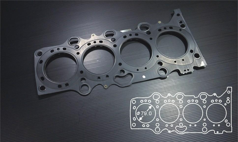 SIRUDA METAL HEAD GASKET(STOPPER) FOR SUZUKI M13/15A Bore:79mm-0.55mm ...
